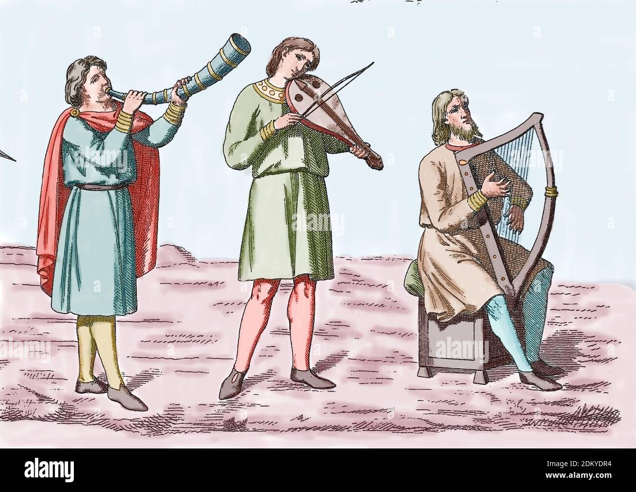 Minstrel middle ages hi-res stock photography and images - Alamy