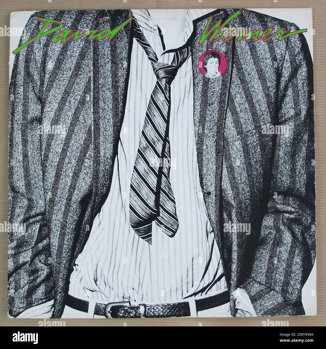 David Werner - Vintage Vinyl Record Cover Stock Photo - Alamy