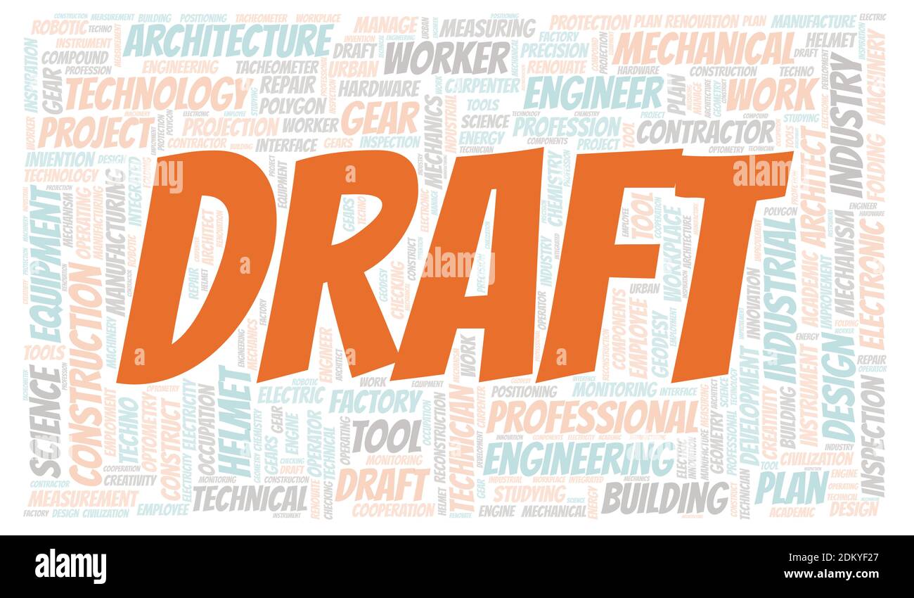 Draft fonts hi-res stock photography and images - Alamy