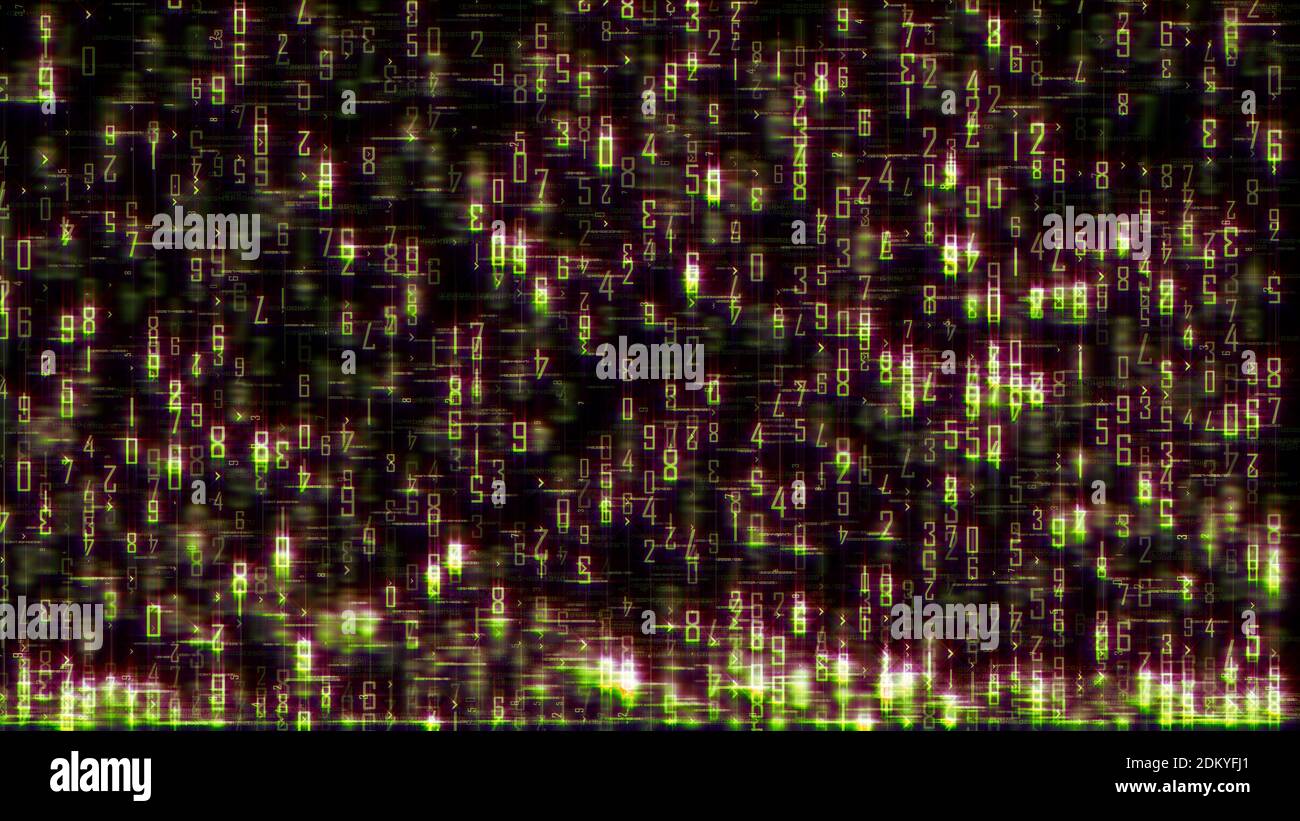 Abstract background, digital data matrix light illustration Stock Photo - Alamy