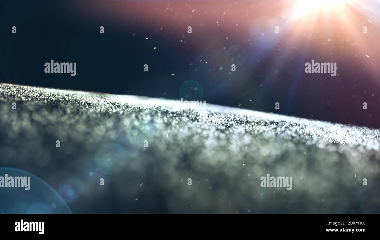 Star, sun with lens flare nebula in space, illustration render Stock ...