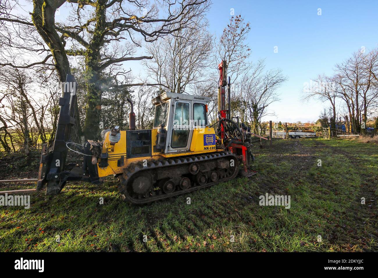 Pete Barnby Agricultural Fencing using a specially built and adapted ...