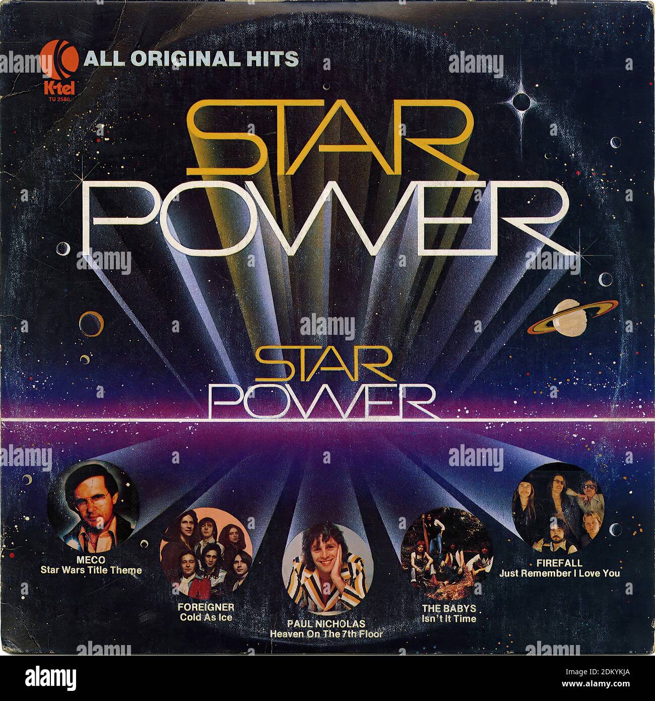 Star Power - Vintage Record Cover Stock Photo - Alamy