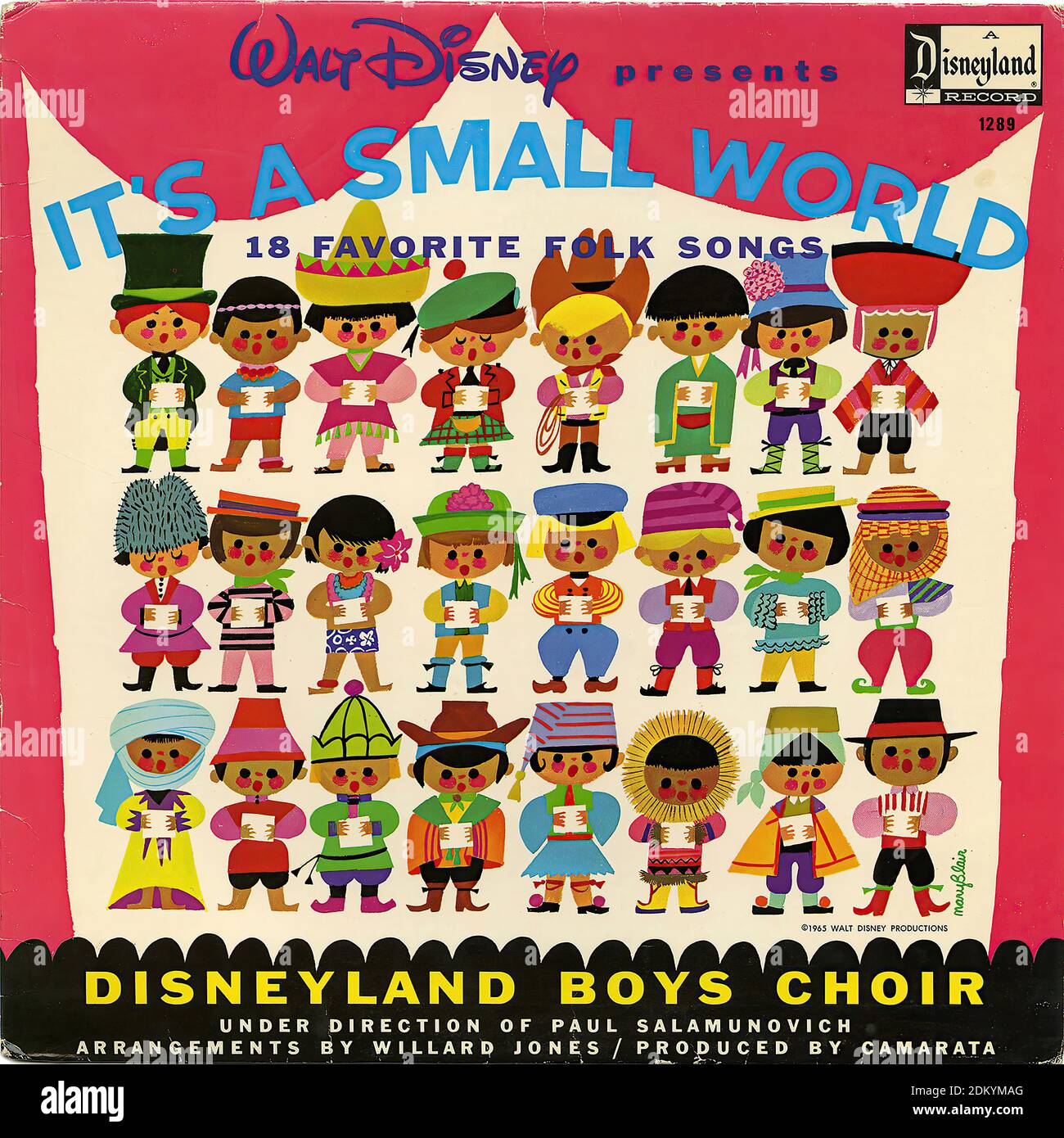 It's a Small World - Vintage Record Cover Stock Photo - Alamy