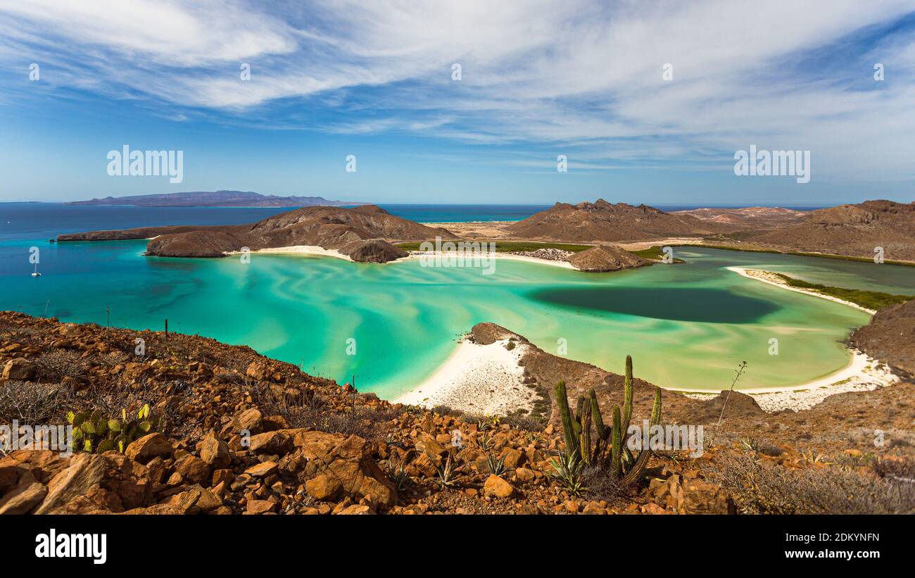 View of stunning bay in Baja California, Mexico Stock Photo - Alamy