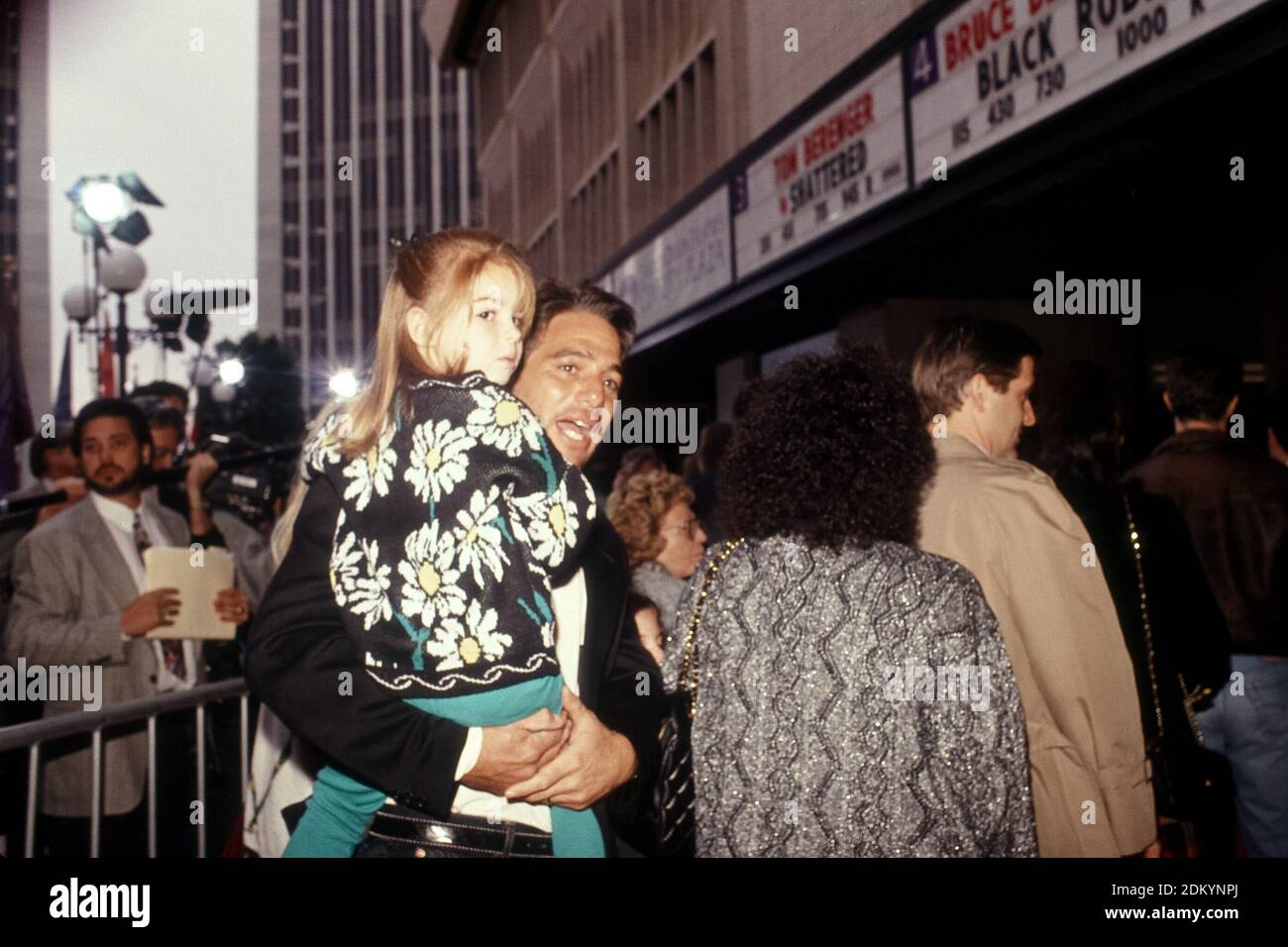 Tony Danza and daughter at the LA Premiere of "Hook," December 8th ...