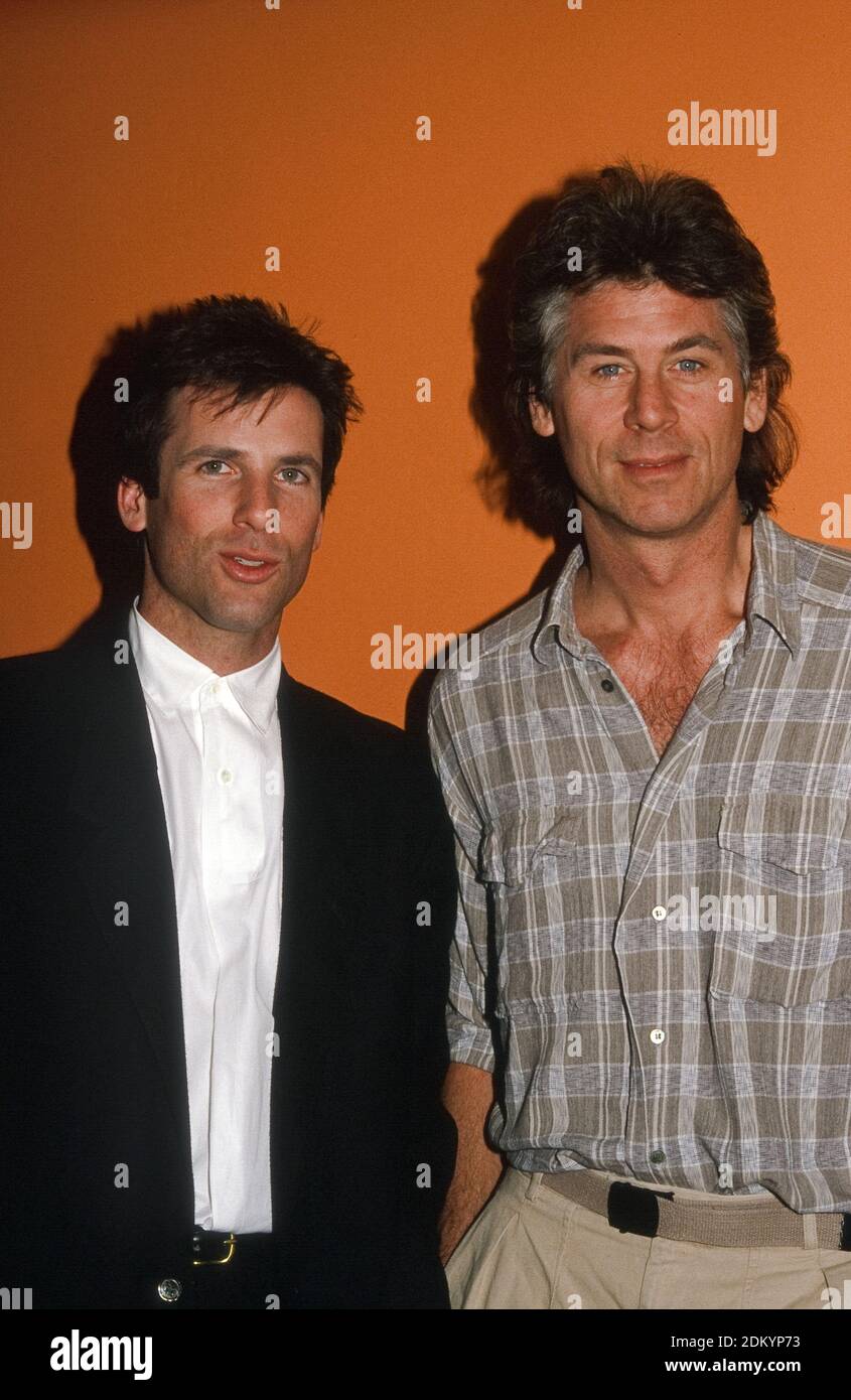 Stars of TV mini-series "War and Remembrance," Hart Bochner and Barry ...