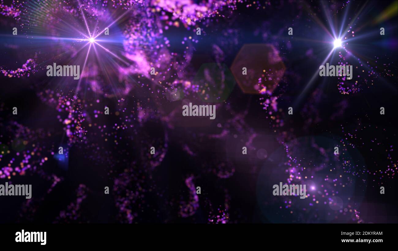 cosmos star ray light space particle nebula, illustration render Stock ...