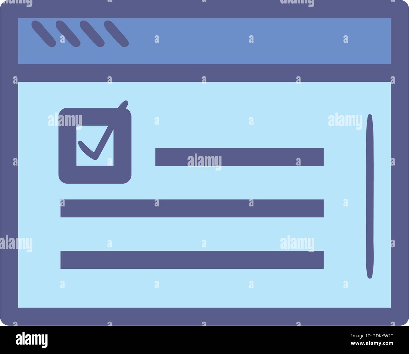 Document with check mark design, Data archive and information theme ...