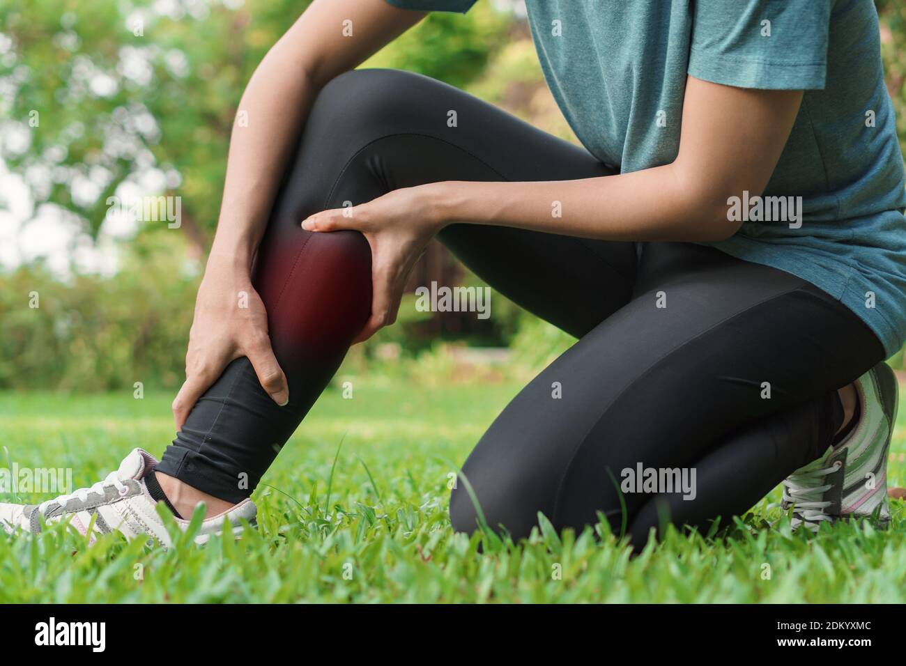 Human kneeling in pain hi-res stock photography and images - Alamy