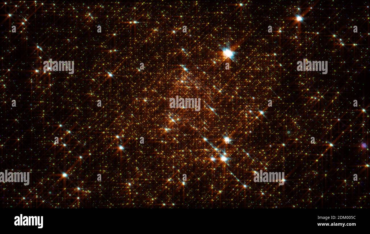 Space background with stars abstract illustration render Stock Photo ...