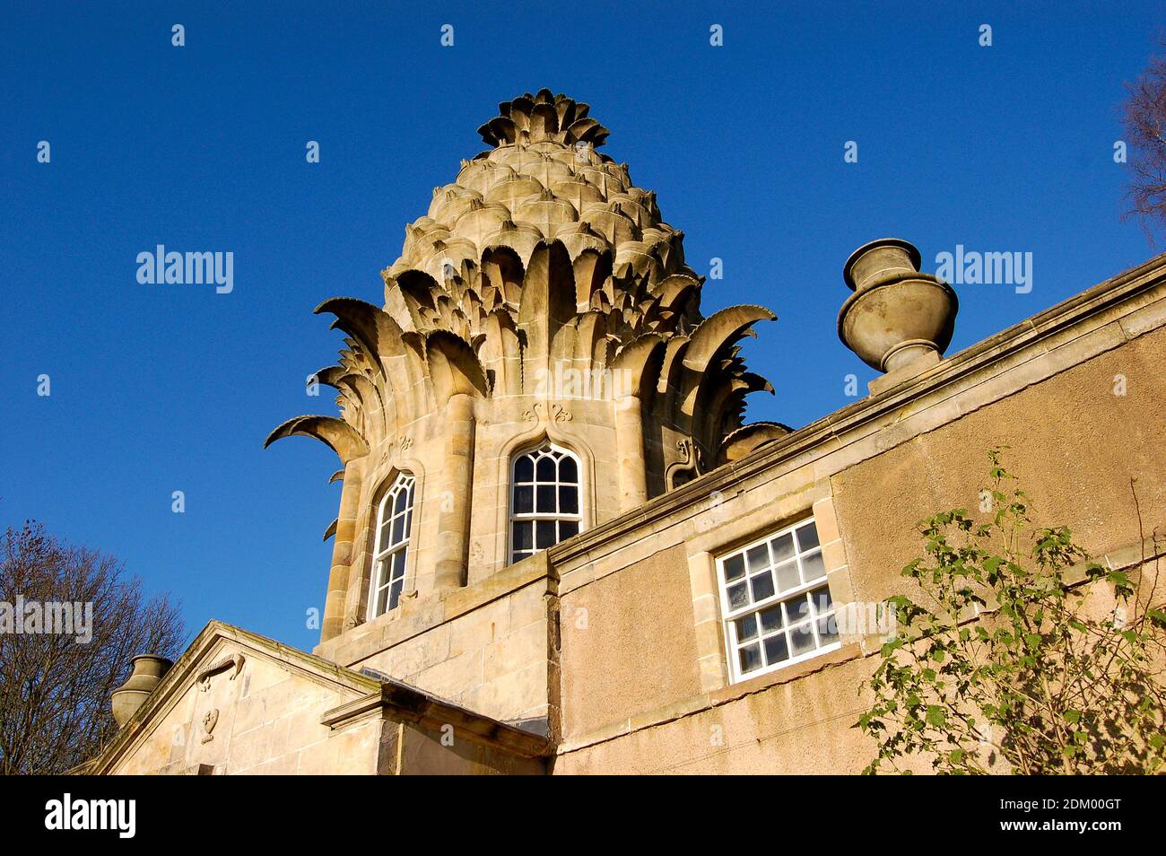 The Pineapple, Airth, Scotland Stock Photo - Alamy