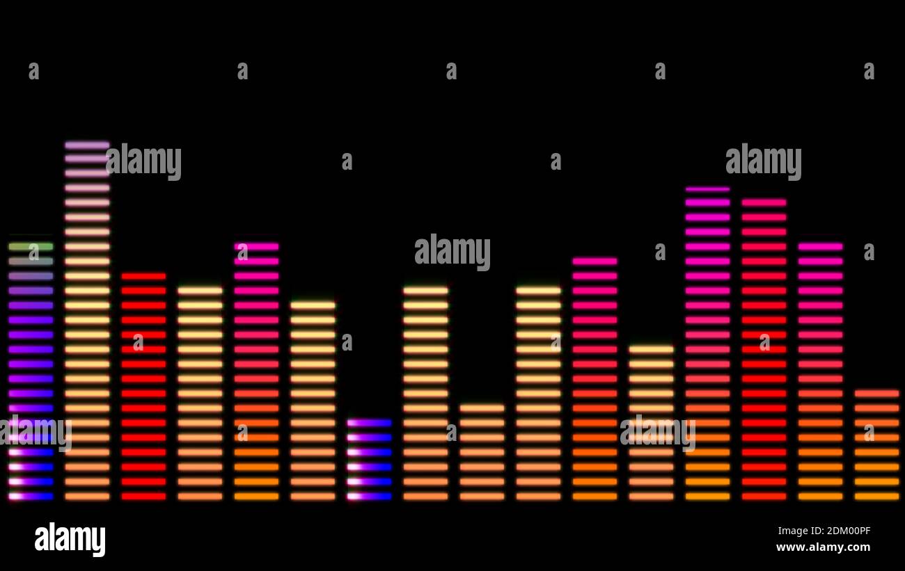Digital equalizer bar graph, Sound Equalizer Abstract Background ...
