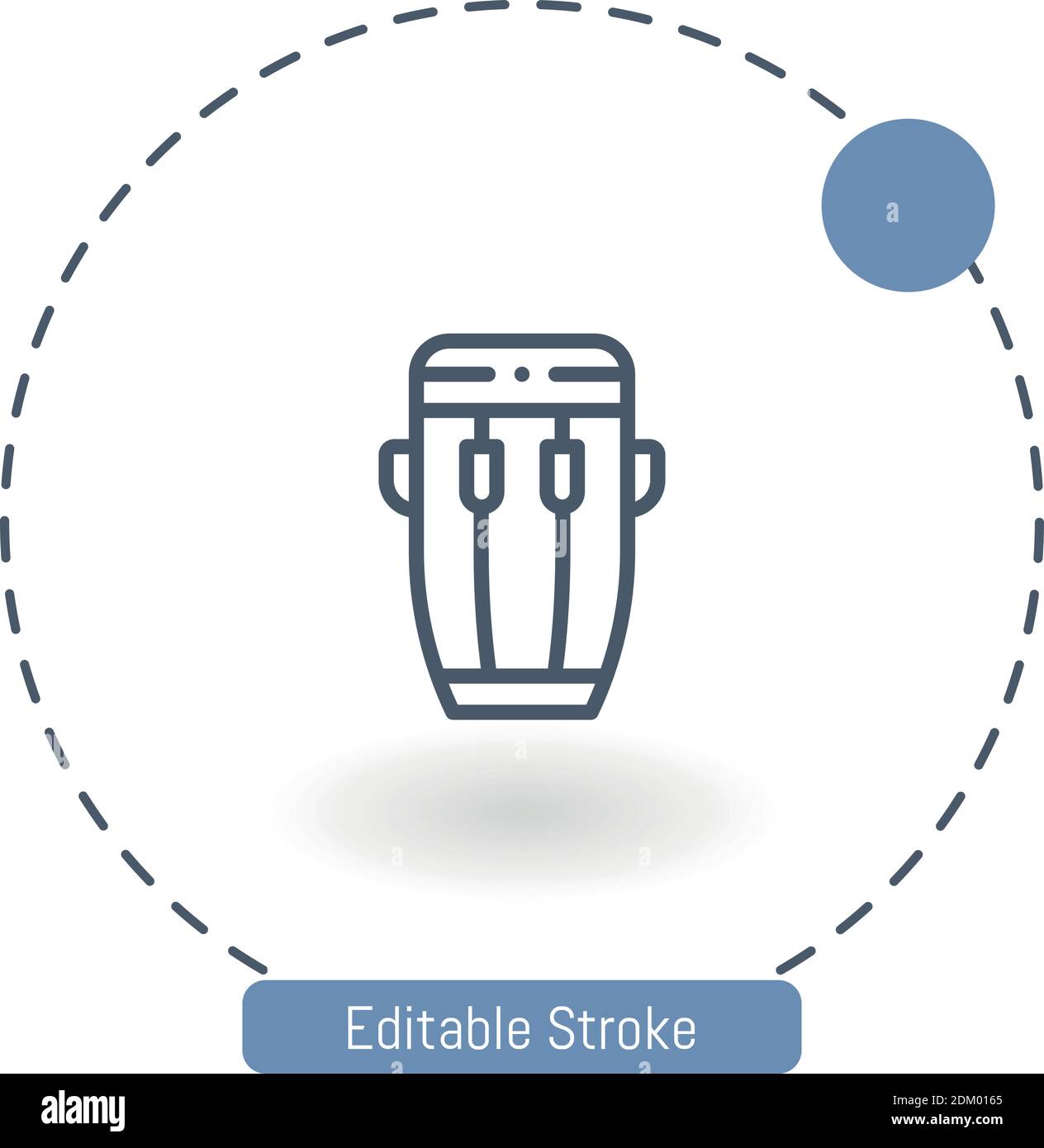 conga vector icon editable stroke outline icons for web and mobile ...