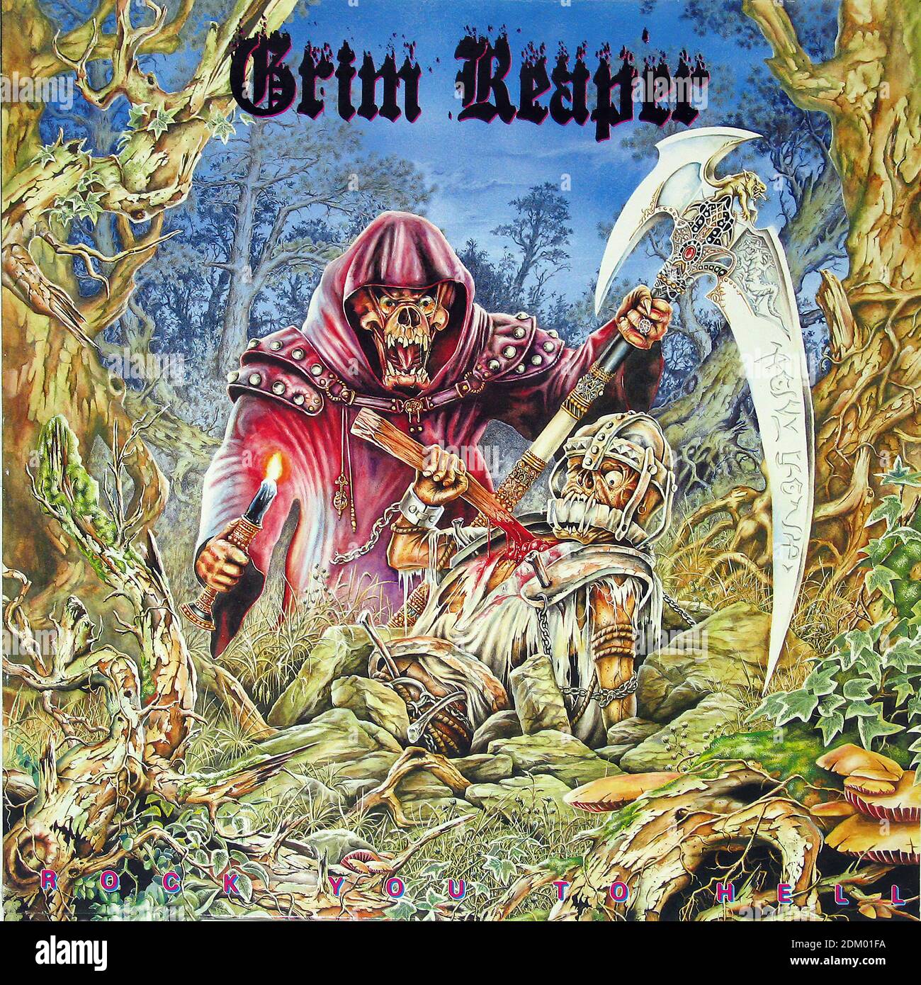 Grim reaper vintage hi-res stock photography and images - Alamy