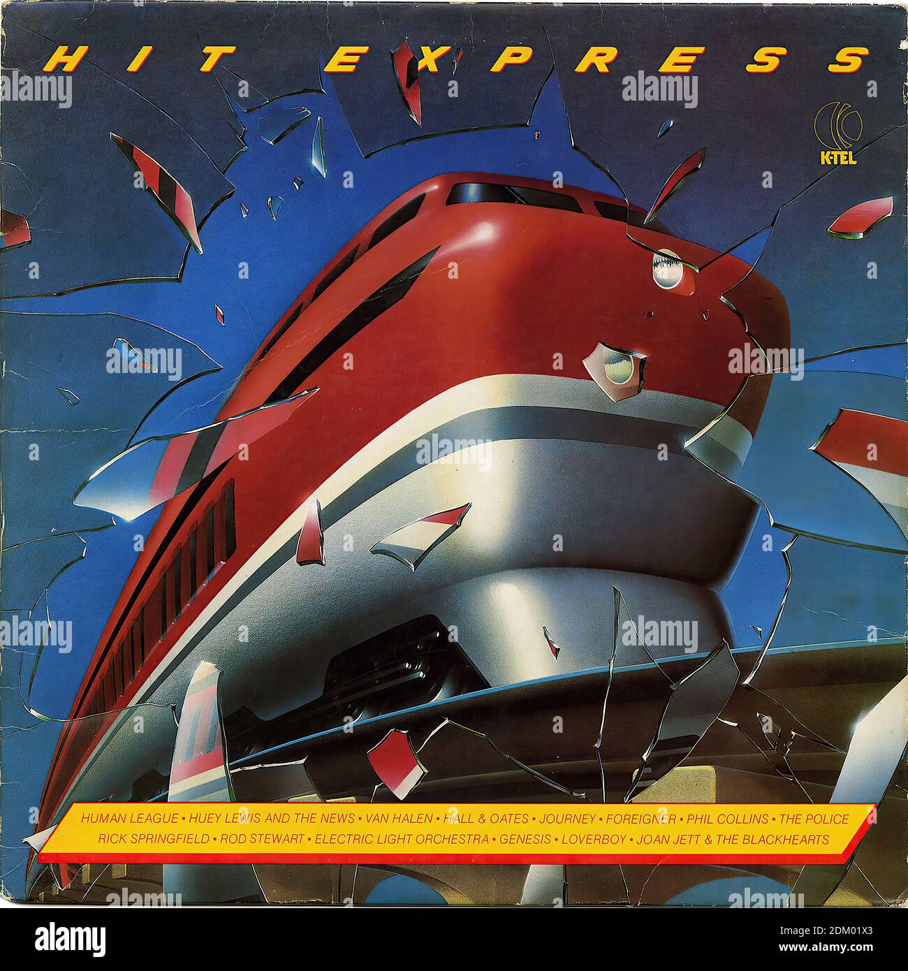 Hit Express - Vintage Record Cover Stock Photo - Alamy