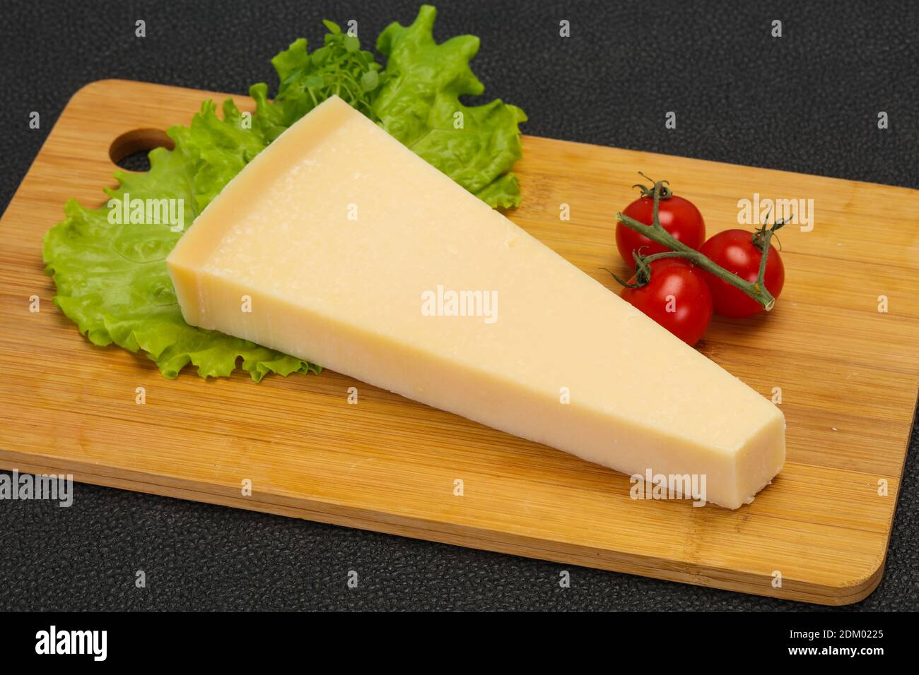 Italian traditional parmesan cheese triangle served salad Stock Photo ...