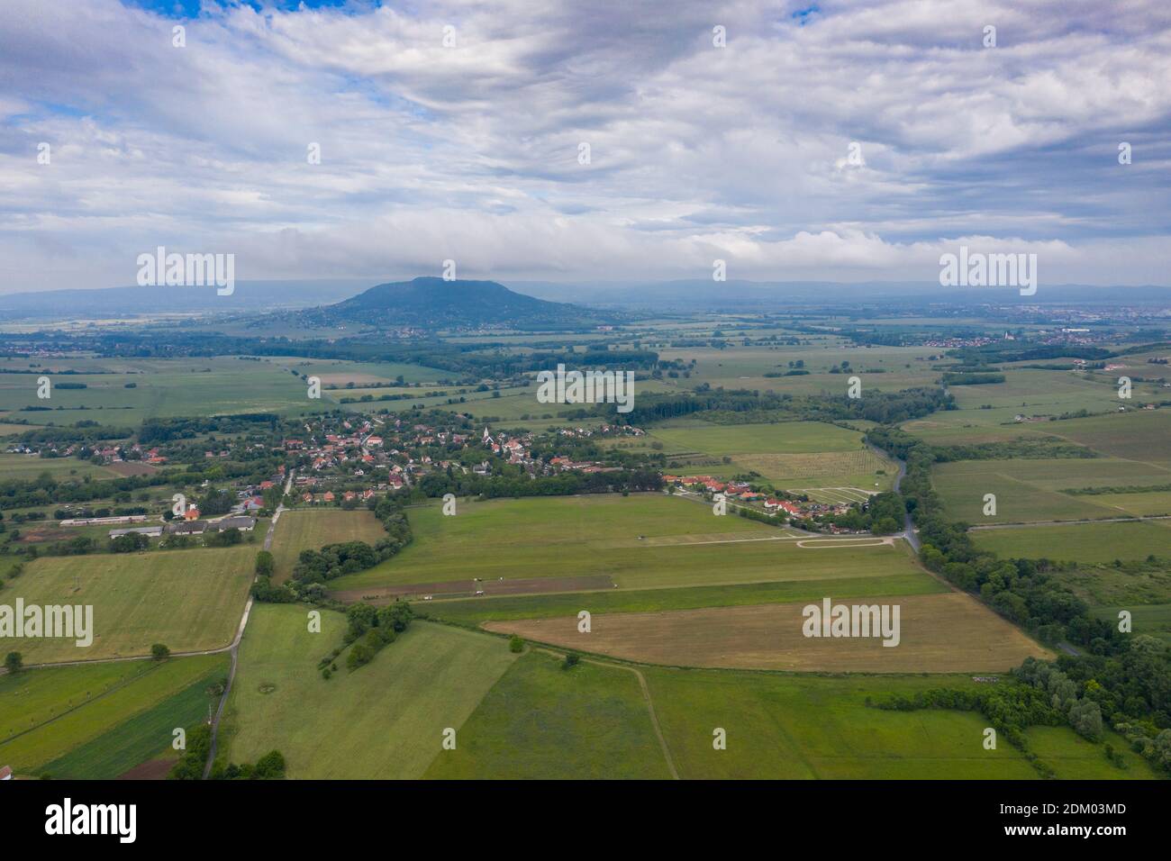 aerial photo of beautiful Balaton felvidek with Csobanc Stock Photo - Alamy