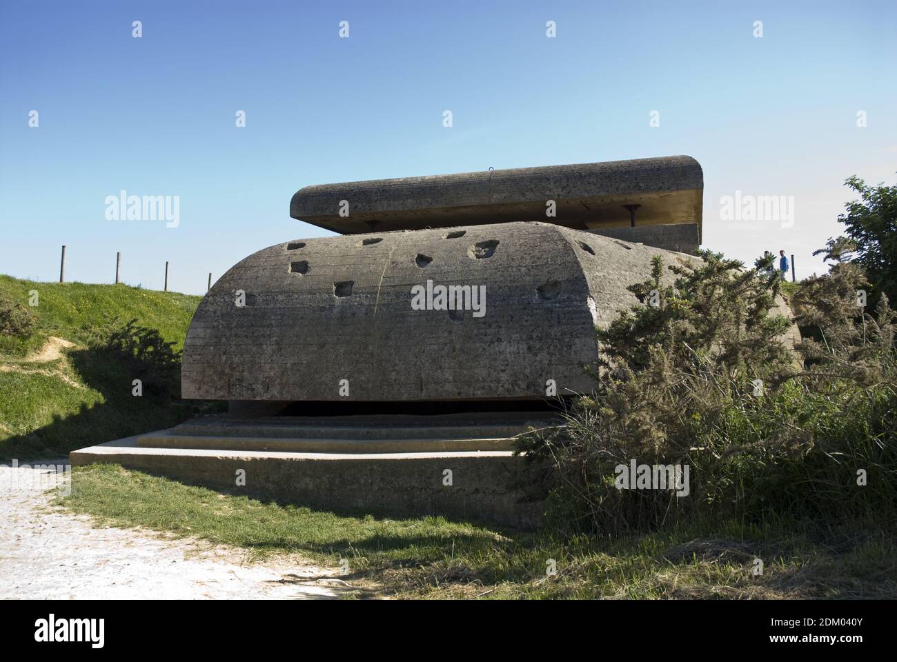 Longues sur Mer German gun battery, part of the German Atlantic Wall ...