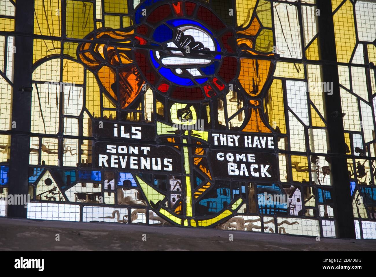 Paratrooper 1944 stained glass window hi-res stock photography and ...