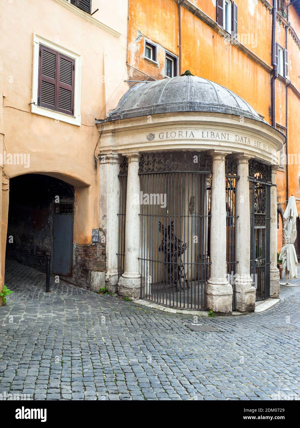 Tempietto del Carmelo (Temple of Carmel) raised in 1759 by a family of ...