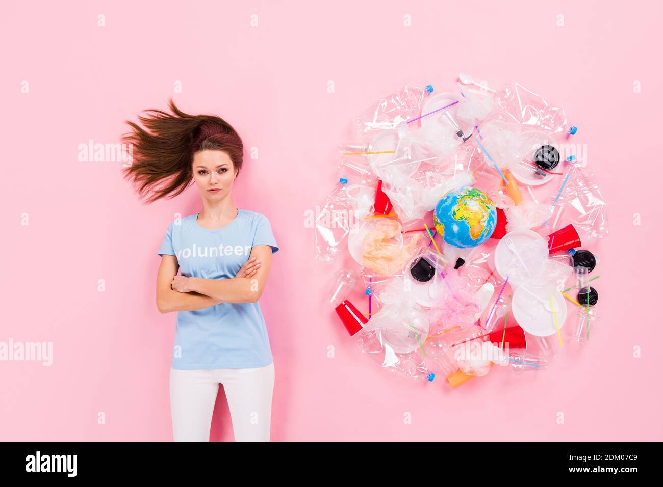 Top View Above High Angle Flat Lay Flatlay Lie Concept Of Her She Nice Attractive Volunteer Girl