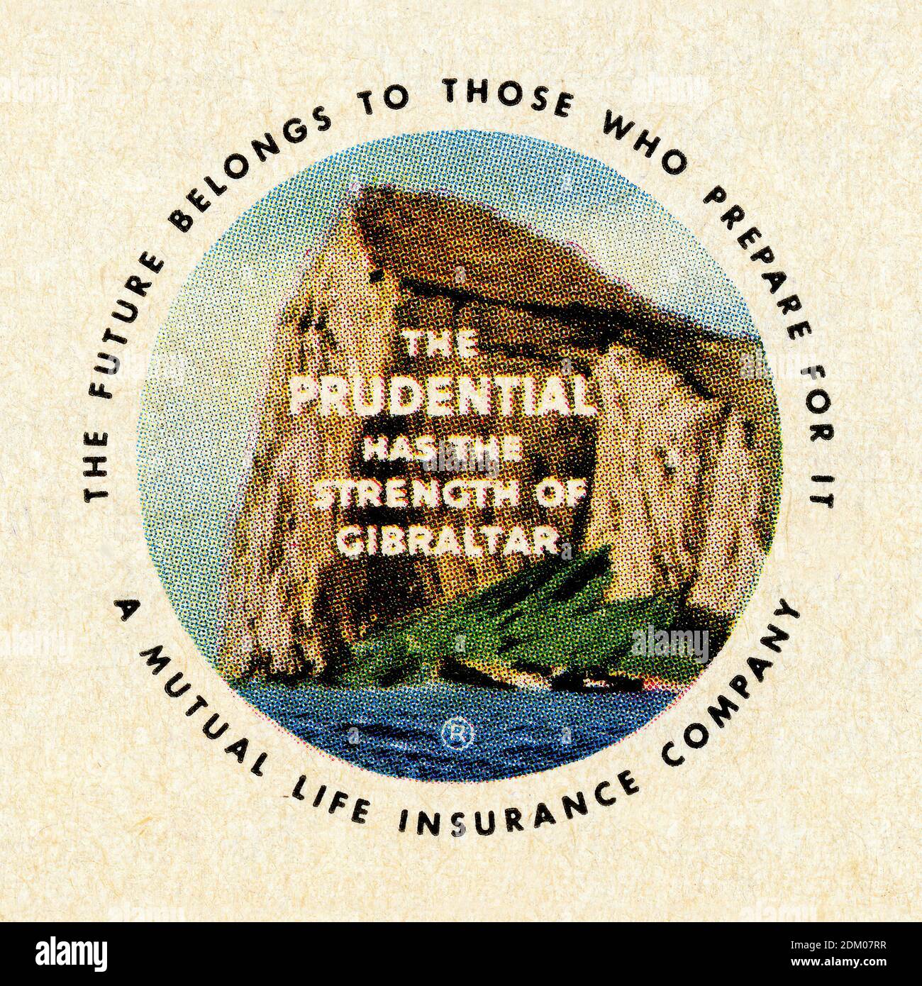 The Prudential Has the Strength of Gibraltar - Vintage Record Cover ...
