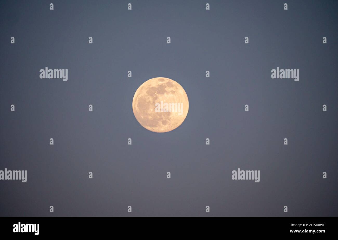 natural big full moon at clear sky Stock Photo - Alamy