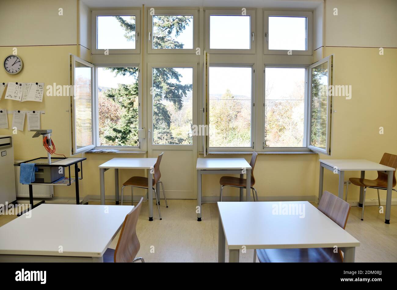 Class Room With Open Windows Stock Photo - Alamy