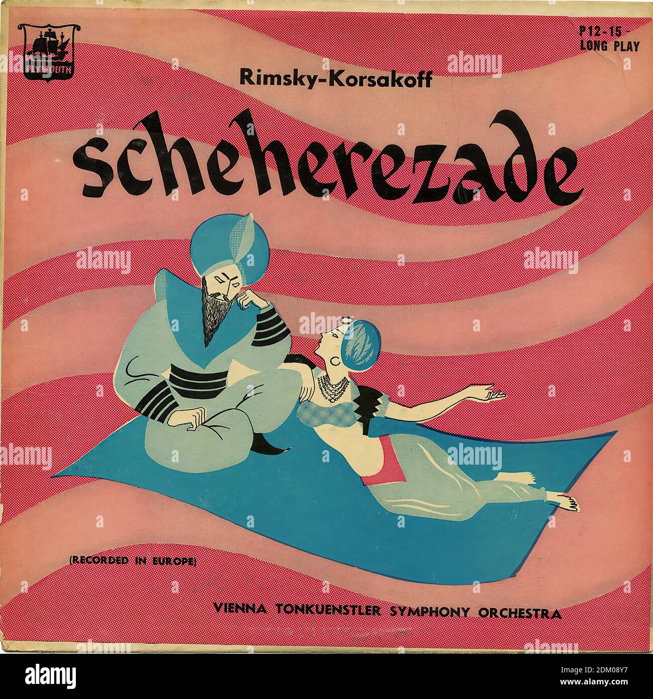 Scheherezade - Vintage Record Cover 03 Stock Photo - Alamy