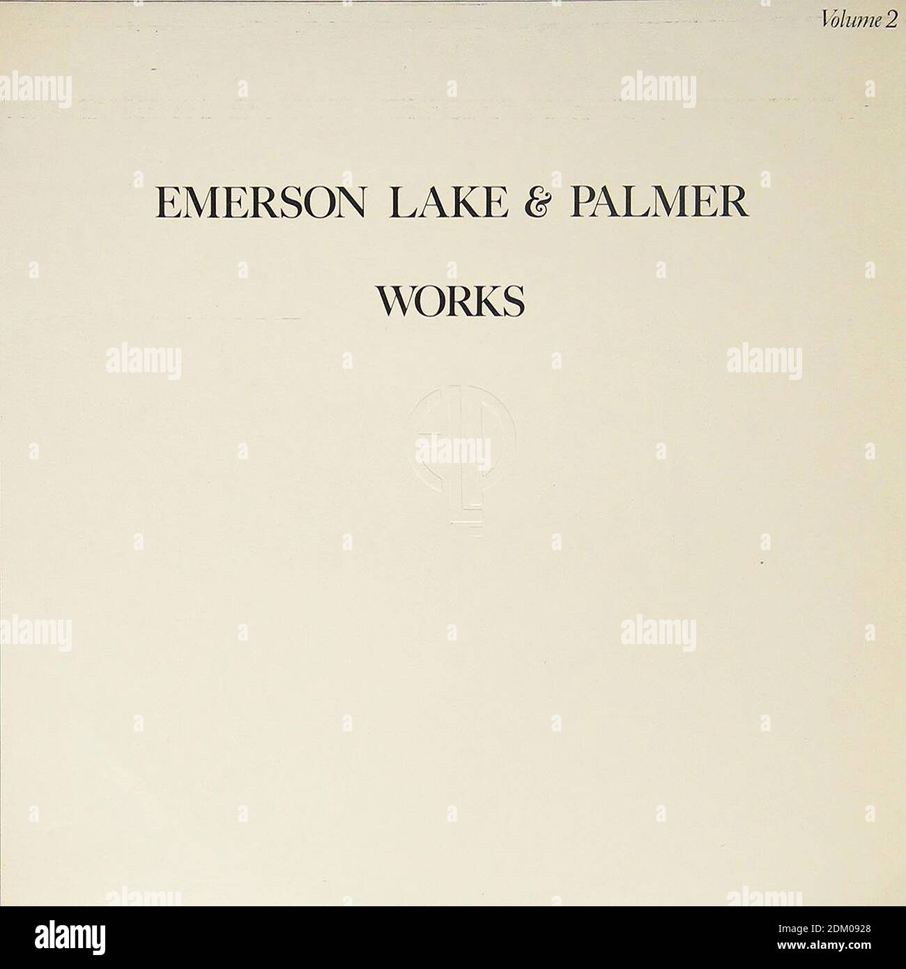 Emerson Lake Palmer Works Vol 2 Italy White Label - Vintage Vinyl ...