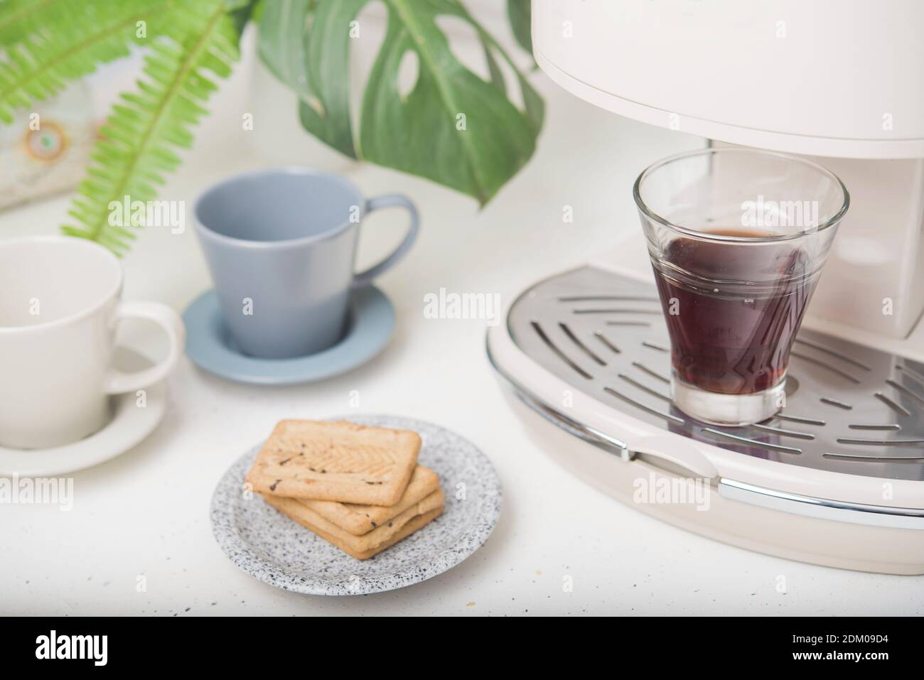 Coffee marker profesional for home Stock Photo - Alamy