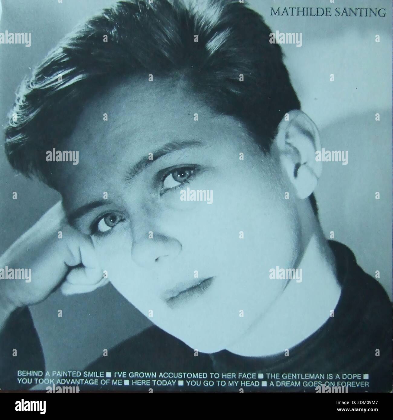 Mathilde Santing - 10inch - Vintage vinyl album cover Stock Photo - Alamy