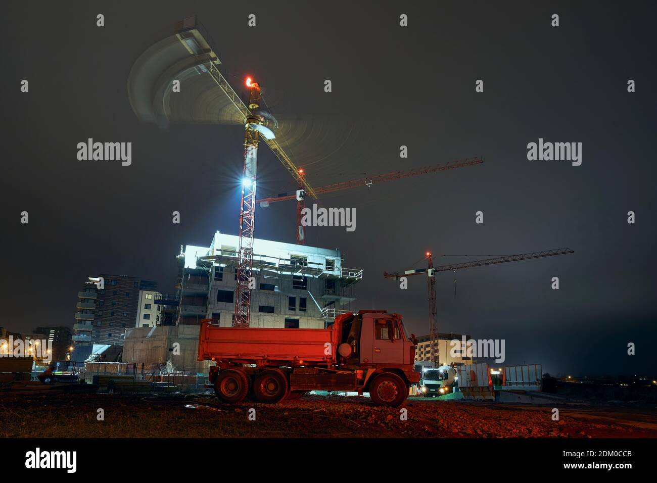 Contruction site truck hi-res stock photography and images - Alamy