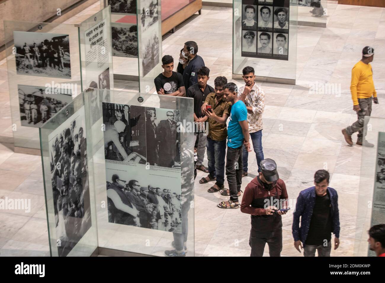 Dhaka, Bangladesh. 16th Dec, 2020. Bangladeshi people gathered at the ...