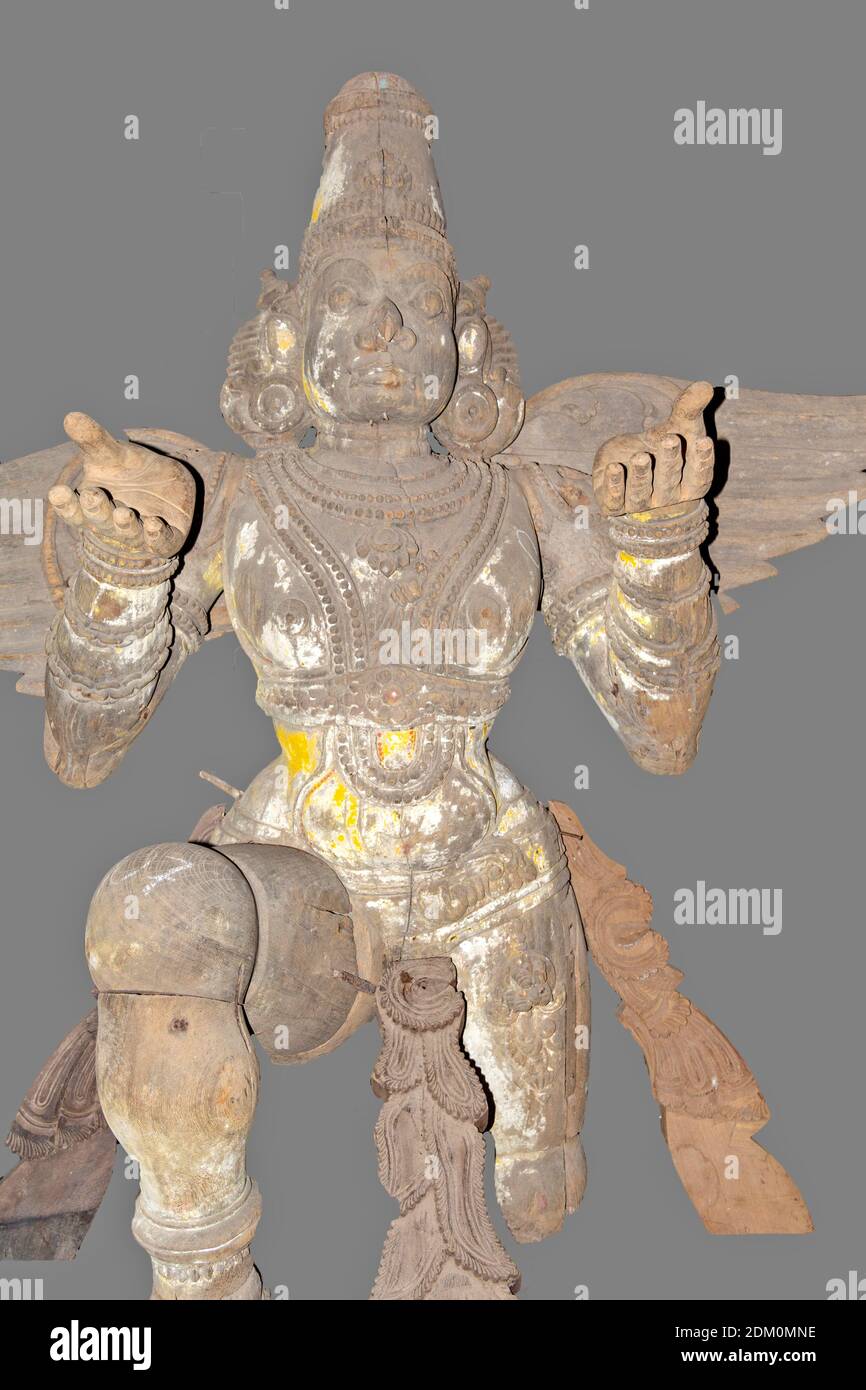 INDIA COCHIN KOCHI KERALA VERY OLD WOODEN HINDU GOD CARVINGS HERE THE ...