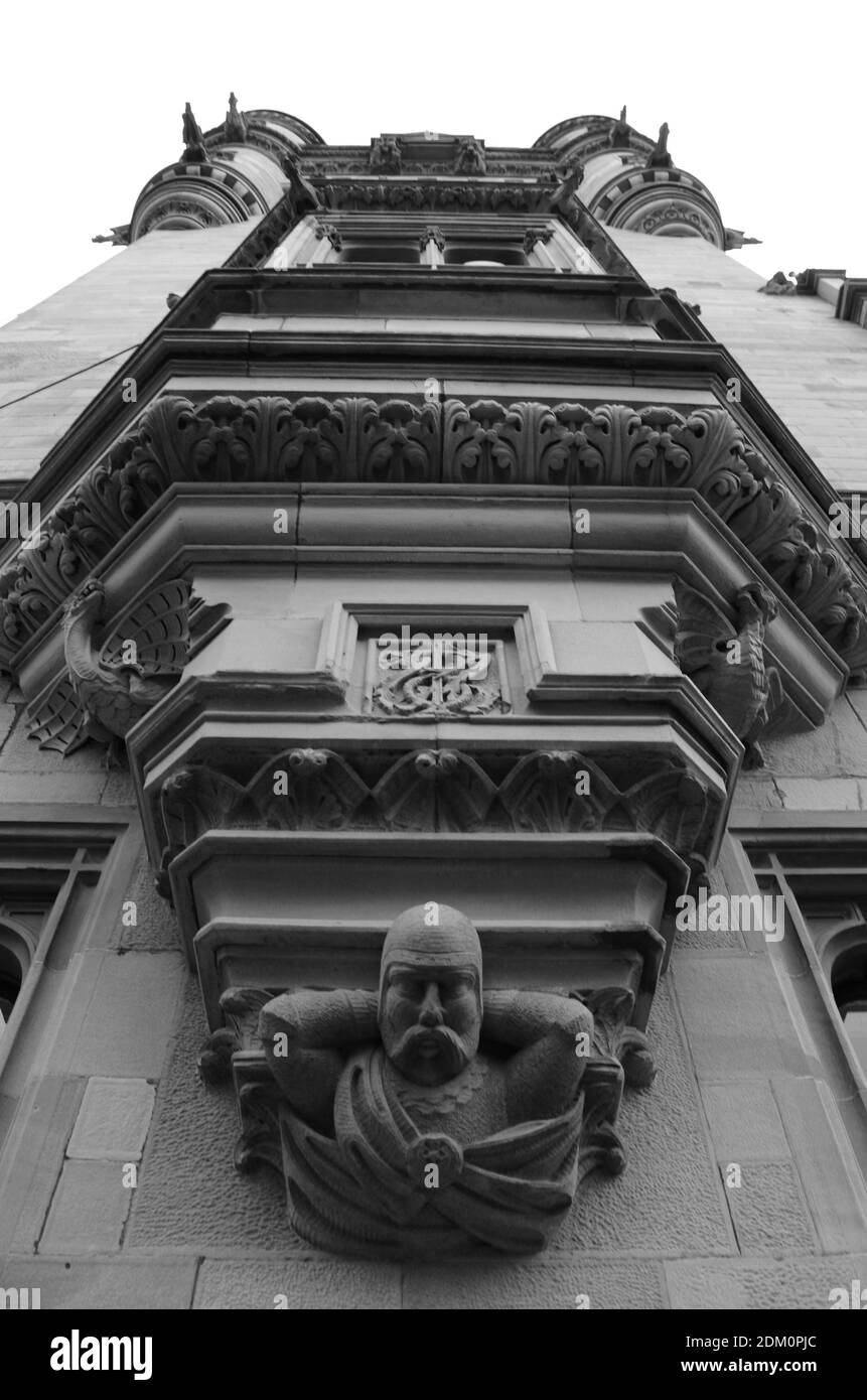 Masonry structure building Black and White Stock Photos & Images - Alamy