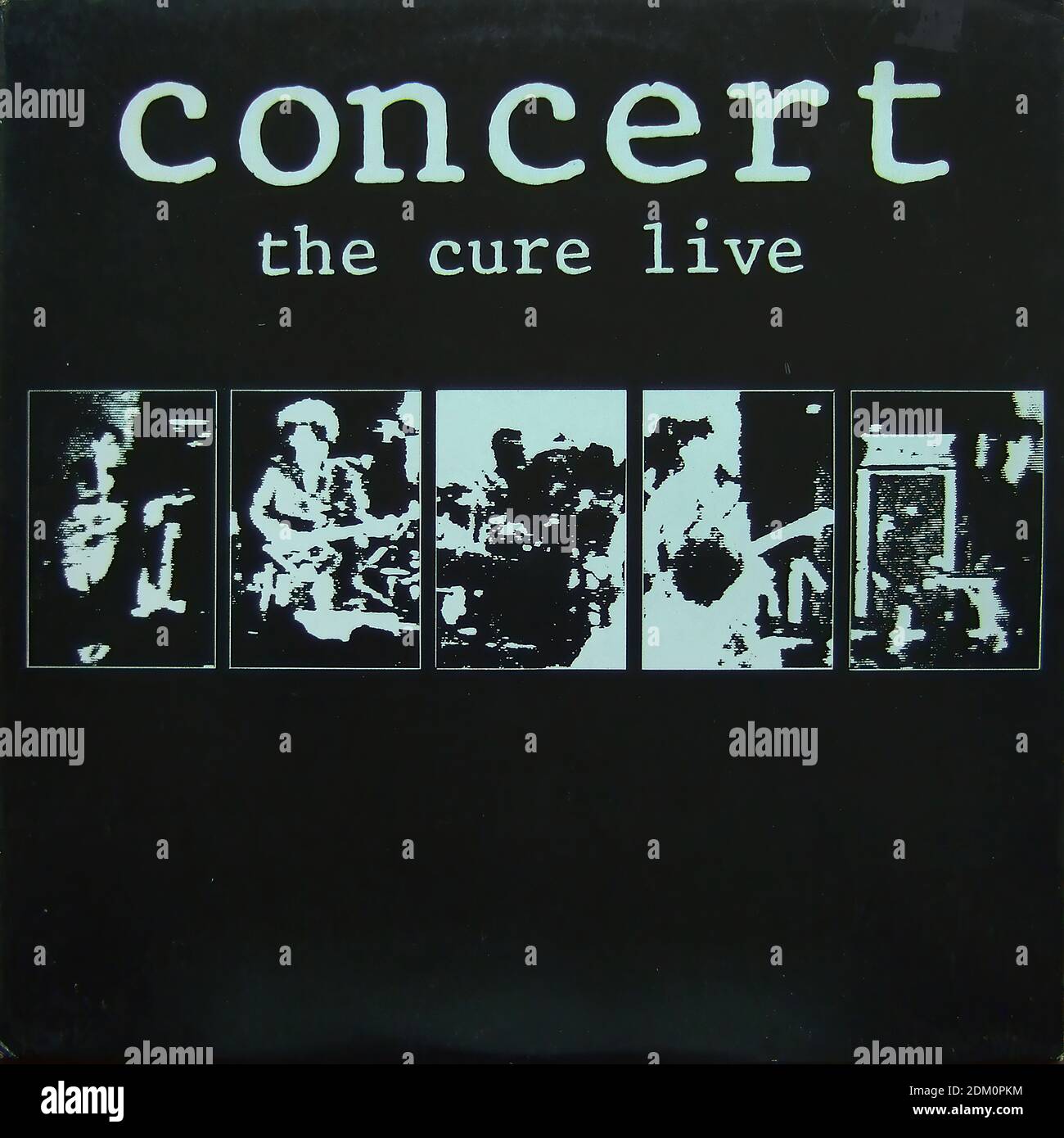 The Cure Concert Live, 1984 - Vintage vinyl album cover Stock Photo - Alamy