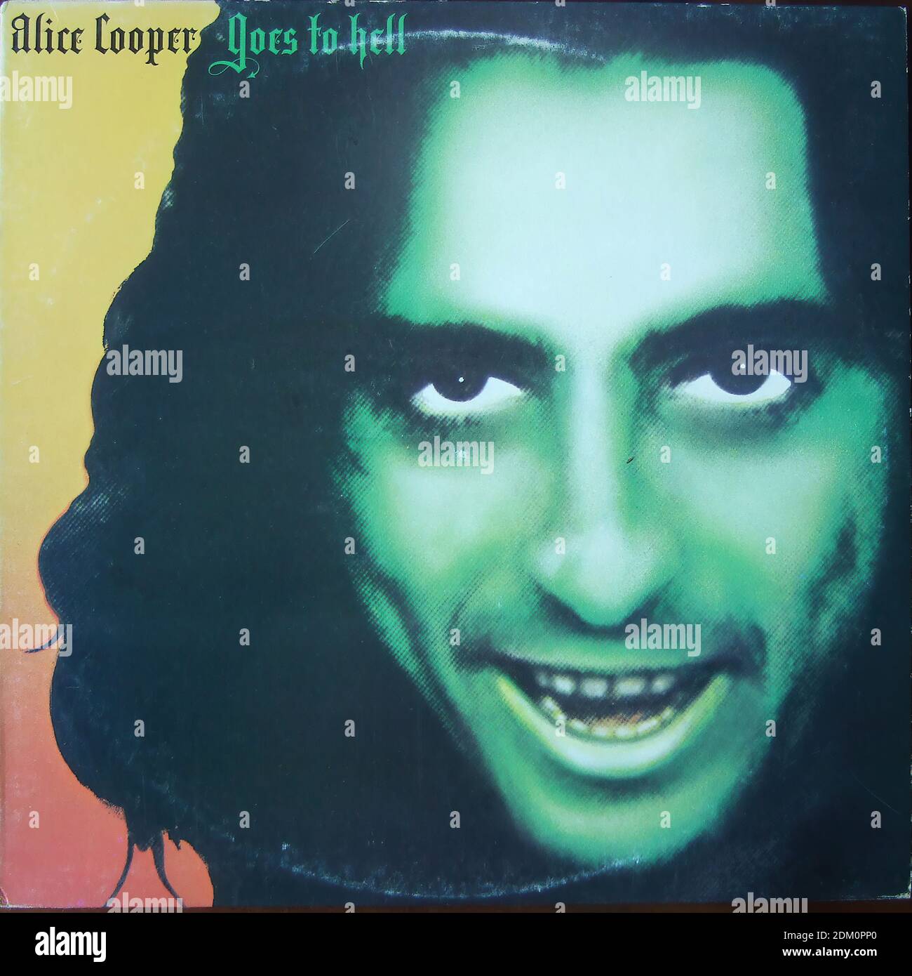 Alice Cooper - Goes To Hell - Vintage vinyl album cover Stock Photo - Alamy