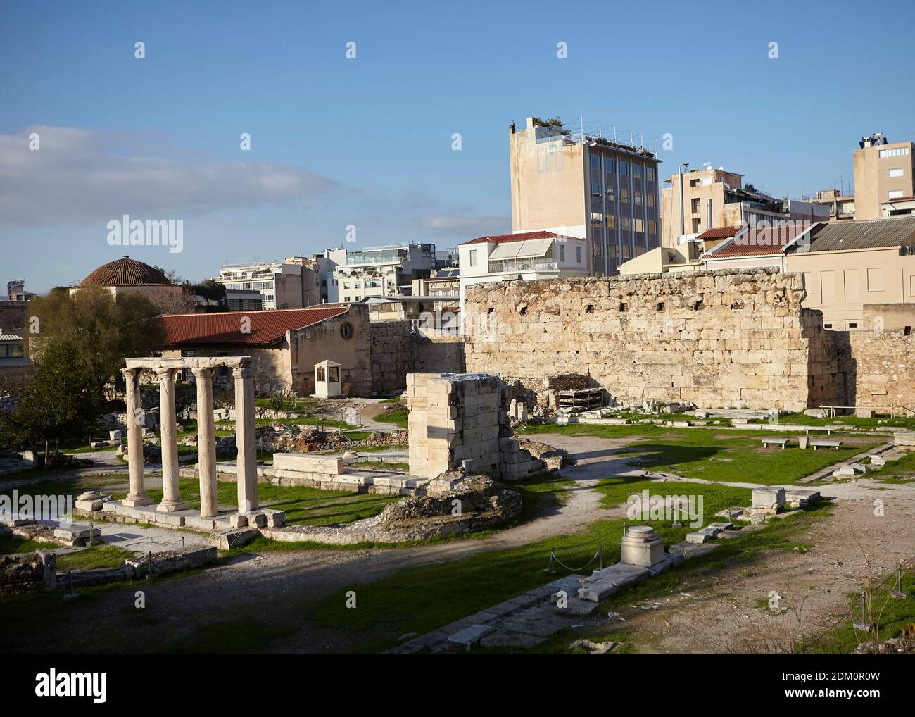 Hadrian library at Athens Greece Stock Photo - Alamy