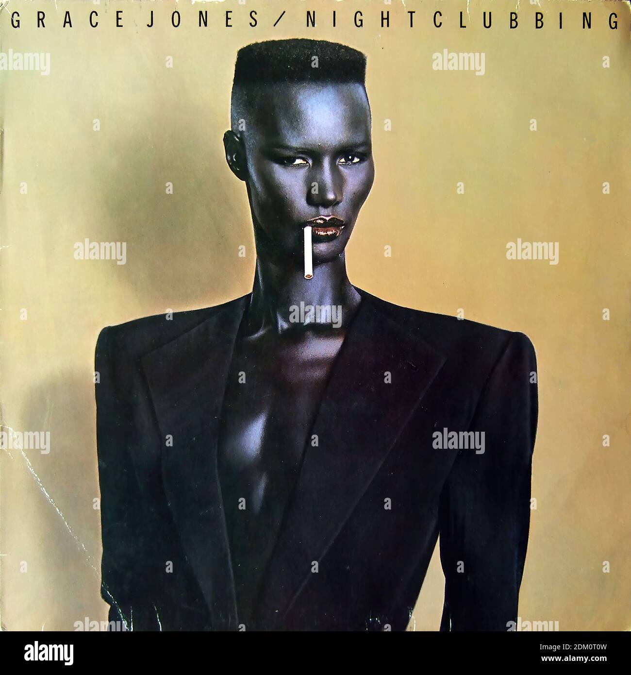 Grace Jones - Nightclubbing - Vintage vinyl album cover Stock Photo - Alamy