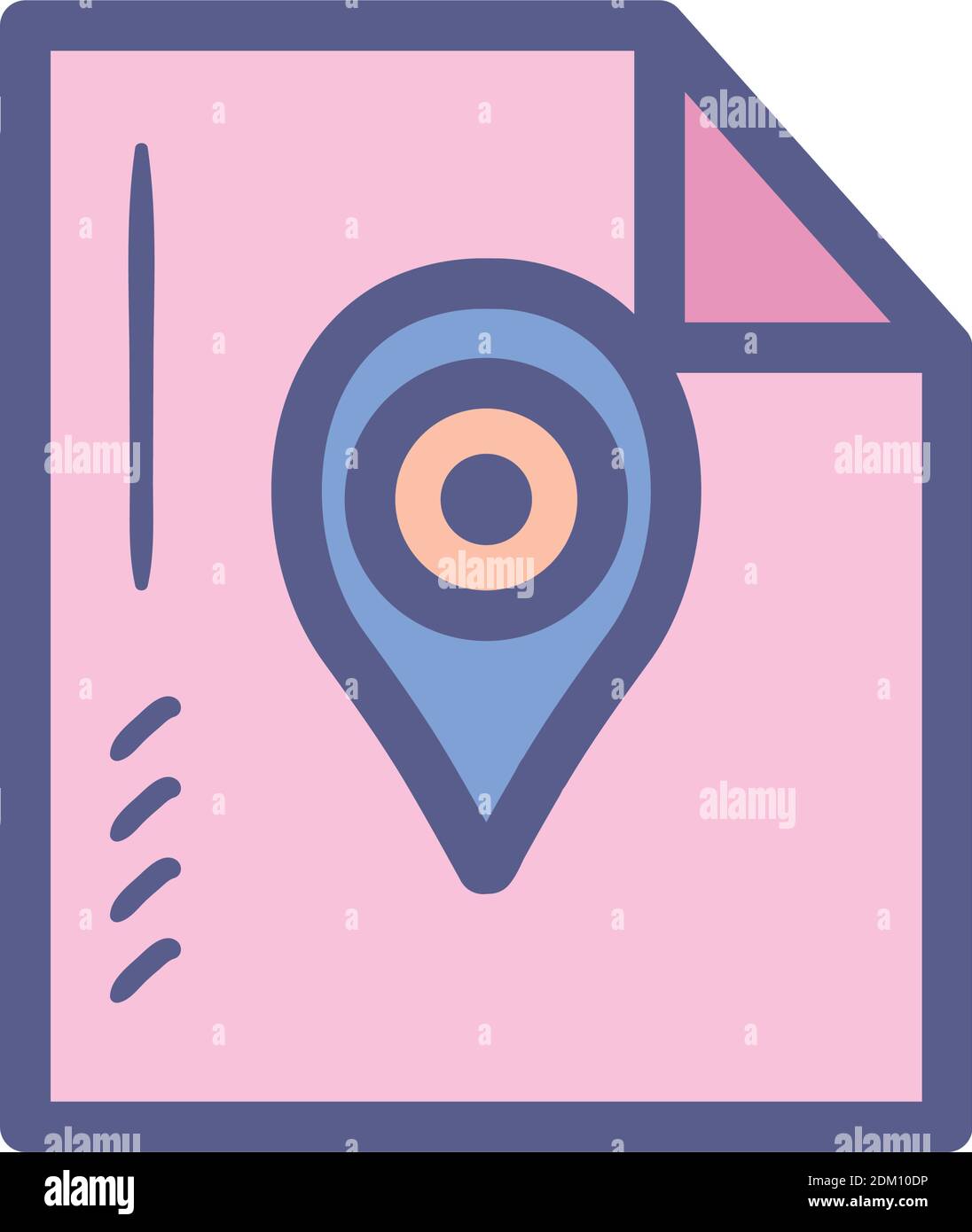 Gps mark inside document design, Map travel navigation route and road ...