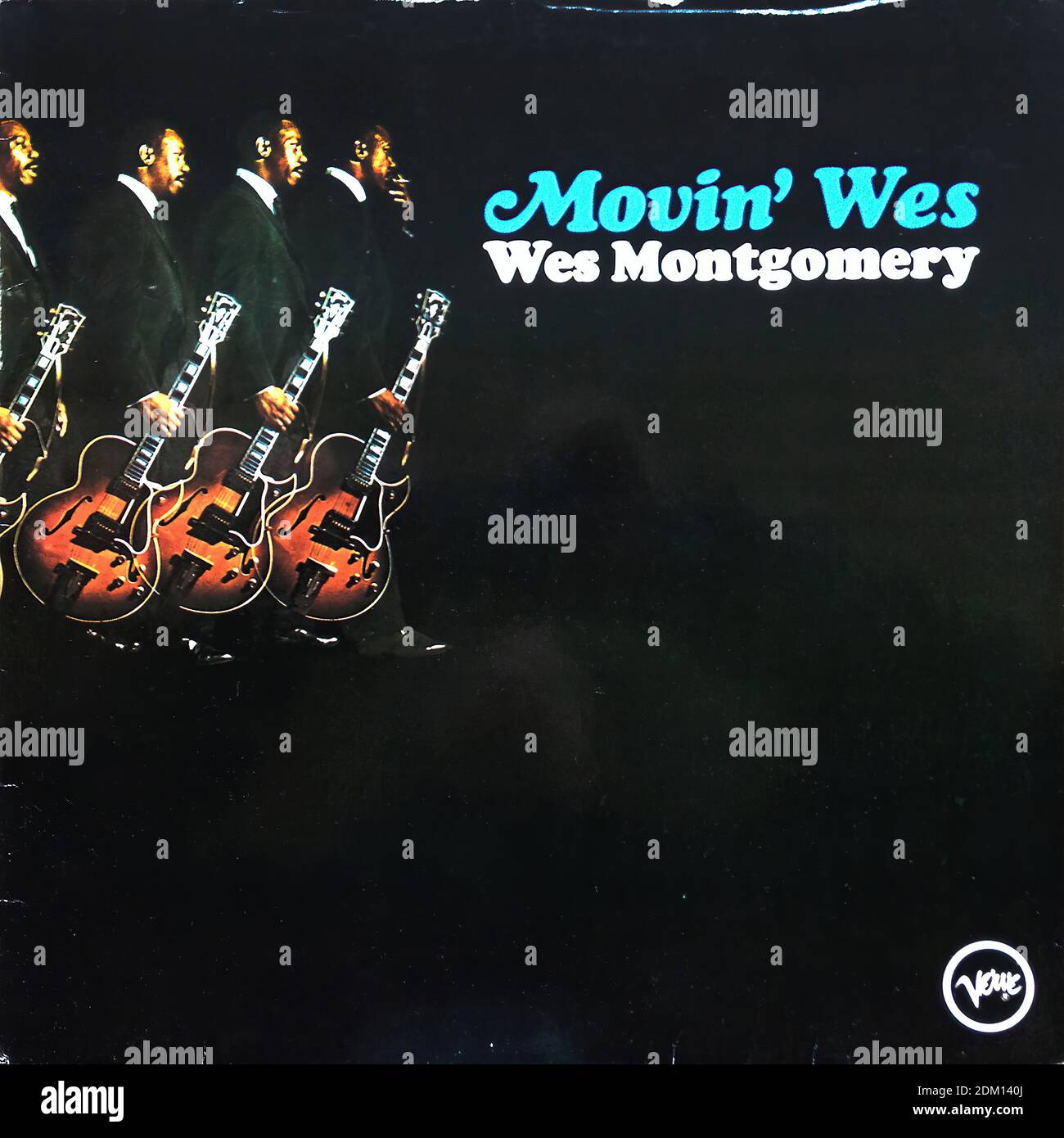 Wes Montgomery - Movin' Wes, Verve, 1965 - Vintage vinyl album cover Stock Photo - Alamy