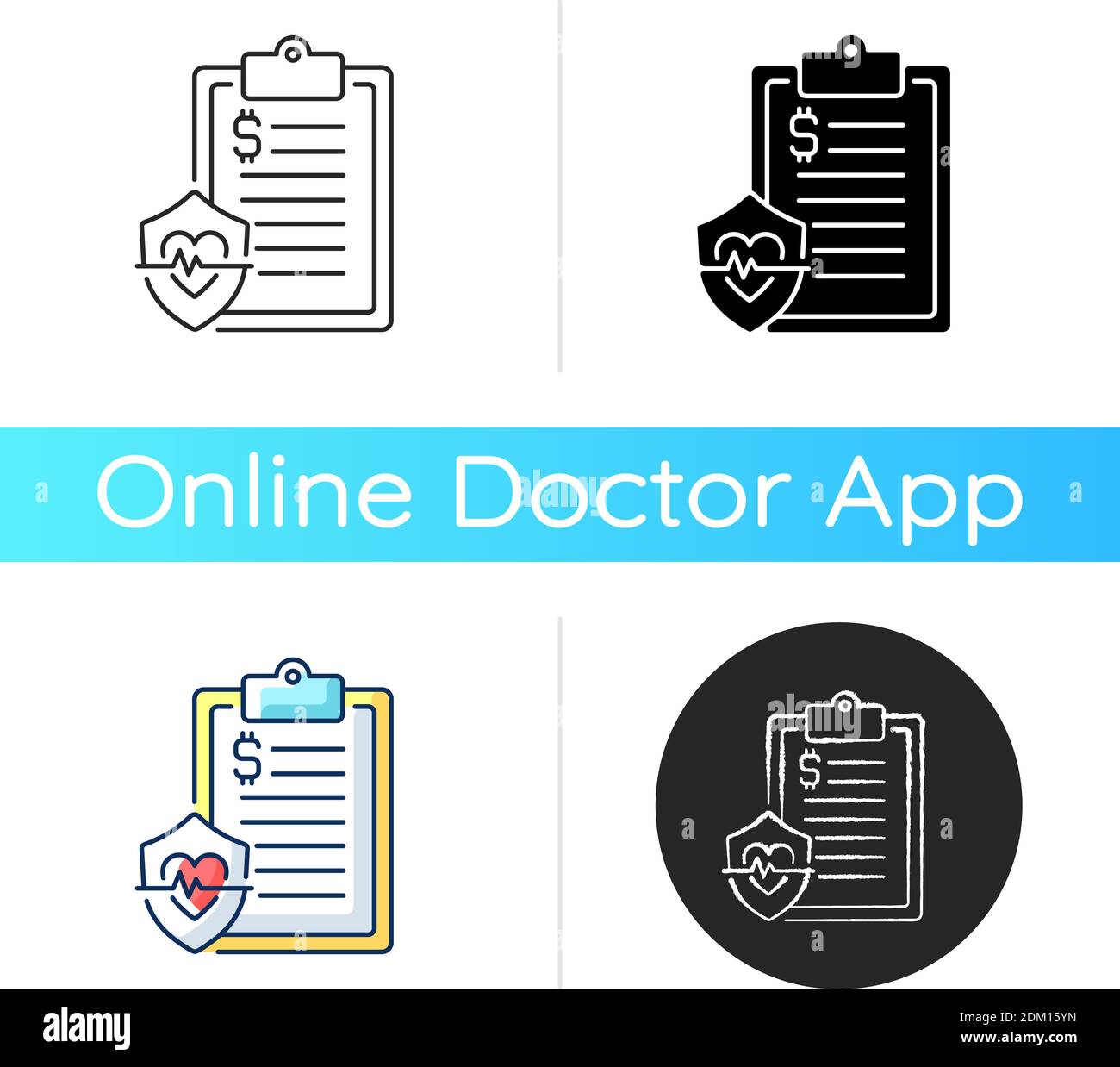 Insurance data icon Stock Vector Image & Art - Alamy