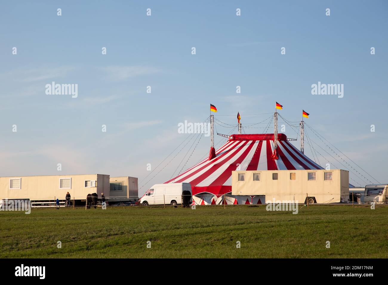 Red and white striped circus tent hi-res stock photography and images ...