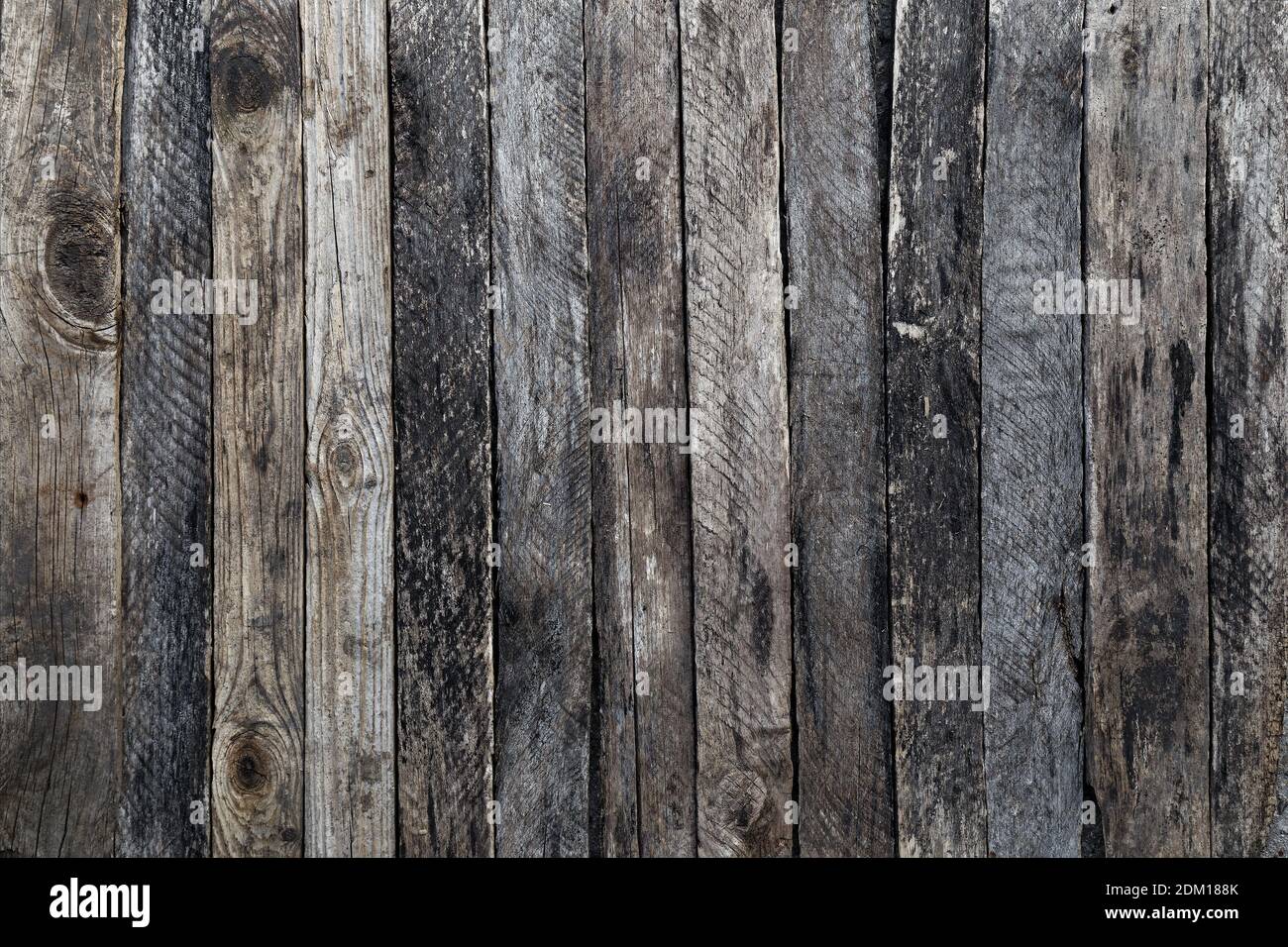 Texture of old time-worn wooden fence Stock Photo - Alamy
