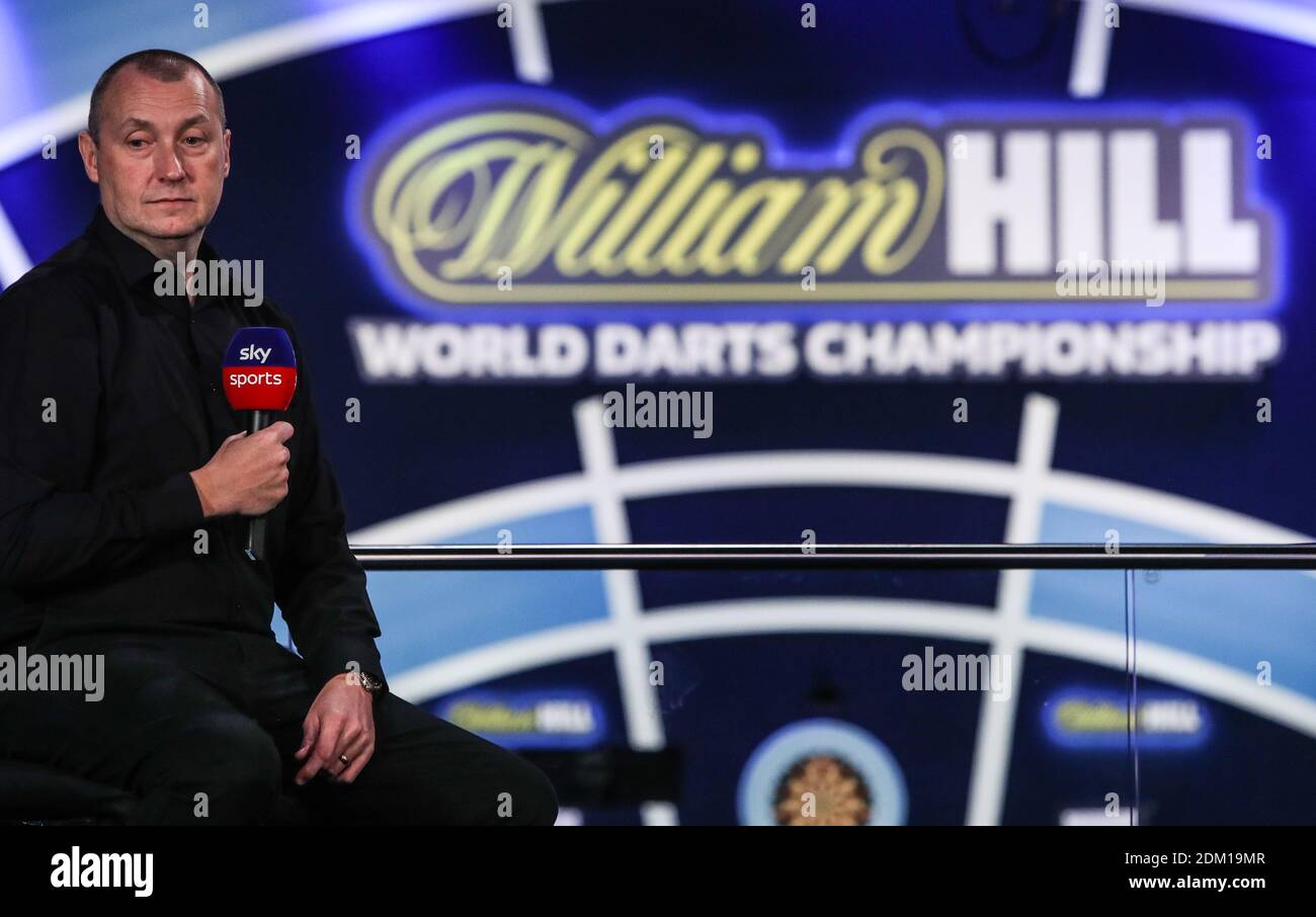 Sky Sports presenter Wayne Mardle during day two of the William Hill ...