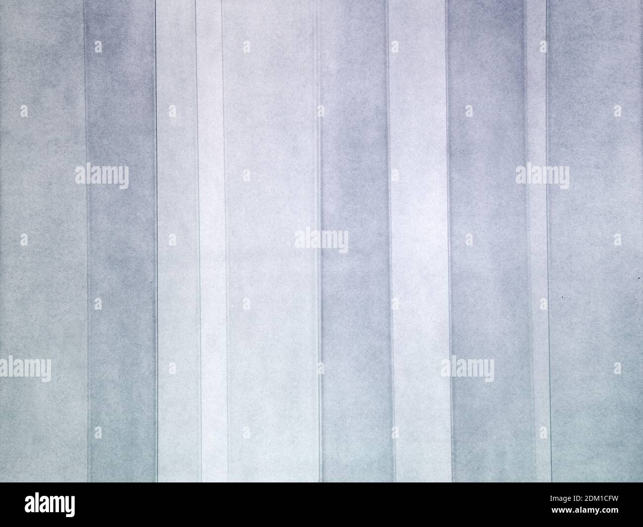 Grey white layered translucent plastic strips create abstract ...