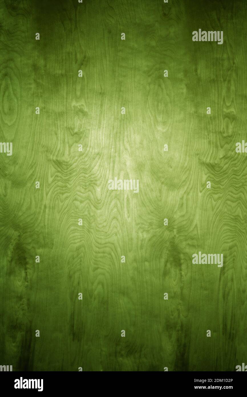 Finely finished green stained smooth wood grain background Stock Photo ...