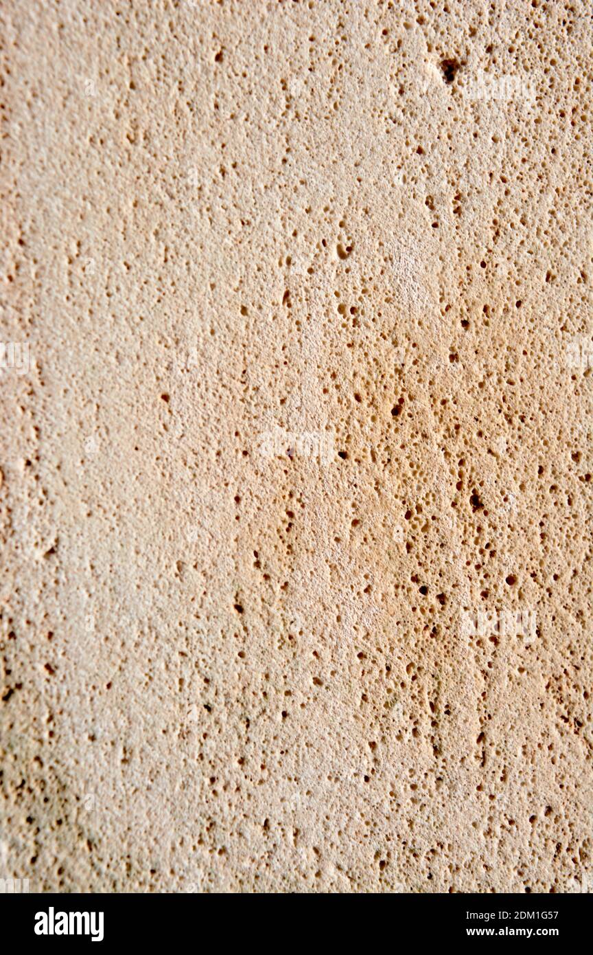 Textured stone, sandstone, limestone surface. Close image. Stone ...